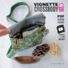 Vignette Phone Crossbody Bag sewing pattern + videos - Sew Modern Bags