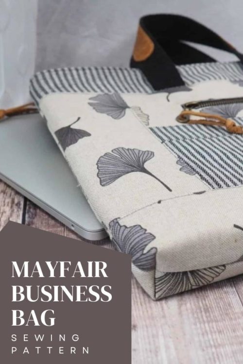 Mayfair Business Bag sewing pattern - Sew Modern Bags