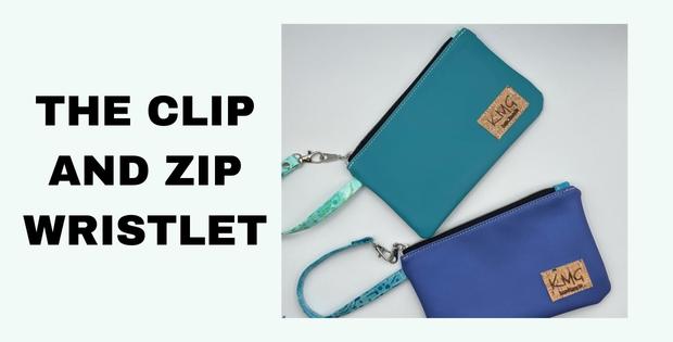 The Clip and Zip Wristlet (with video) - Sew Modern Bags