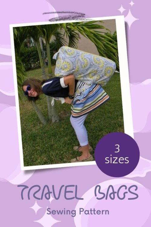 Travel Bags sewing pattern (3 sizes) - Sew Modern Bags