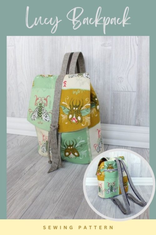 Lucy Backpack sewing pattern with video - Sew Modern Bags