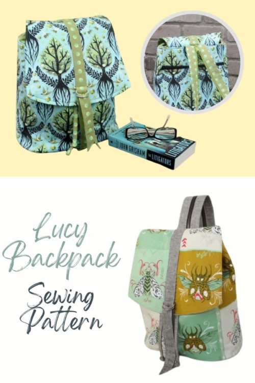 Lucy Backpack sewing pattern with video - Sew Modern Bags
