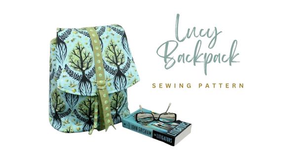 Lucy Backpack sewing pattern with video - Sew Modern Bags