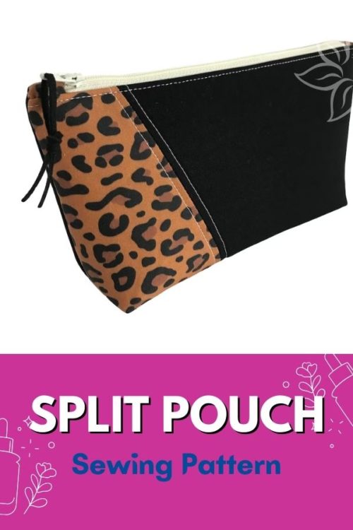 Split Pouch sewing pattern - Sew Modern Bags
