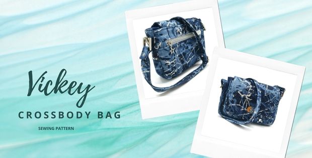 Vickey Crossbody Bag sewing pattern - Sew Modern Bags