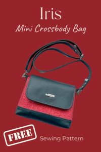 Iris Mini Crossbody Bag FREE sewing pattern - Sew Modern Bags