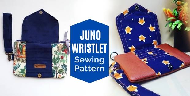 Juno Wristlet sewing pattern (with video) - Sew Modern Bags