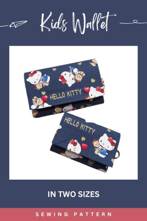 Kids Wallet sewing pattern (2 sizes) - Sew Modern Bags