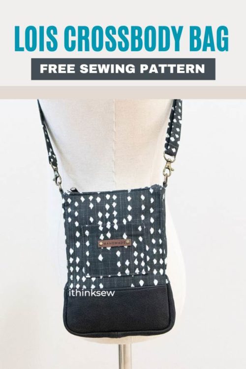Lois Crossbody Bag FREE sewing pattern - Sew Modern Bags