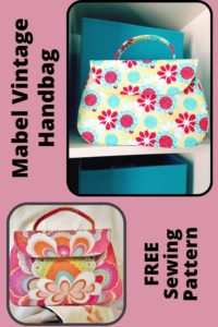 Mabel Vintage Handbag - FREE sewing pattern - Sew Modern Bags