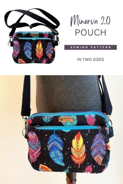 Minerva 2.0 Pouch sewing pattern (2 sizes) - Sew Modern Bags