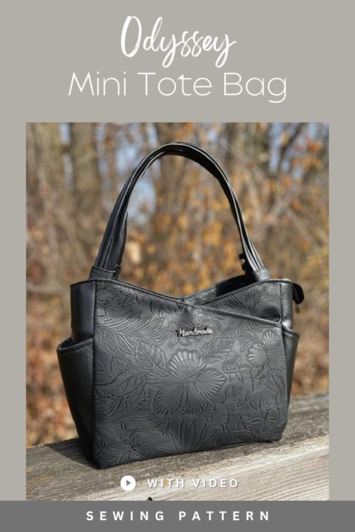Odyssey Mini Tote Bag sewing pattern (with video) - Sew Modern Bags