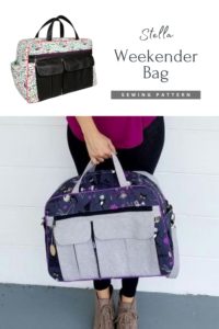 Stella Weekender Bag sewing pattern - Sew Modern Bags