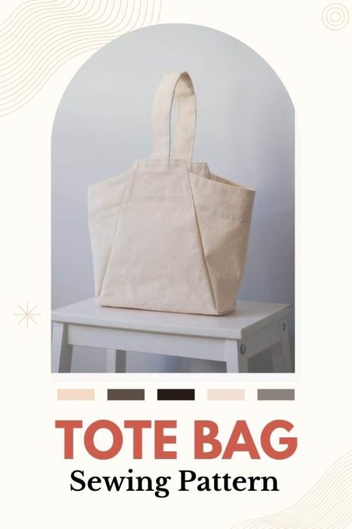 Tote Bag sewing pattern (2 sizes + video) - Sew Modern Bags