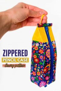 Zippered Pencil case sewing pattern - Sew Modern Bags