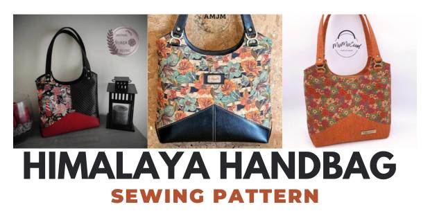 Himalaya Handbag or Crossbody Bag sewing patterns - Sew Modern Bags