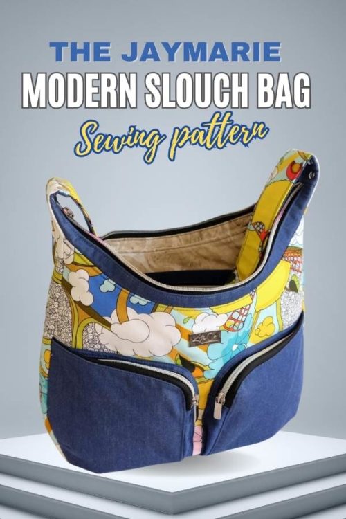 The JayMarie Modern Slouch Bag sewing pattern (with video) - Sew Modern ...
