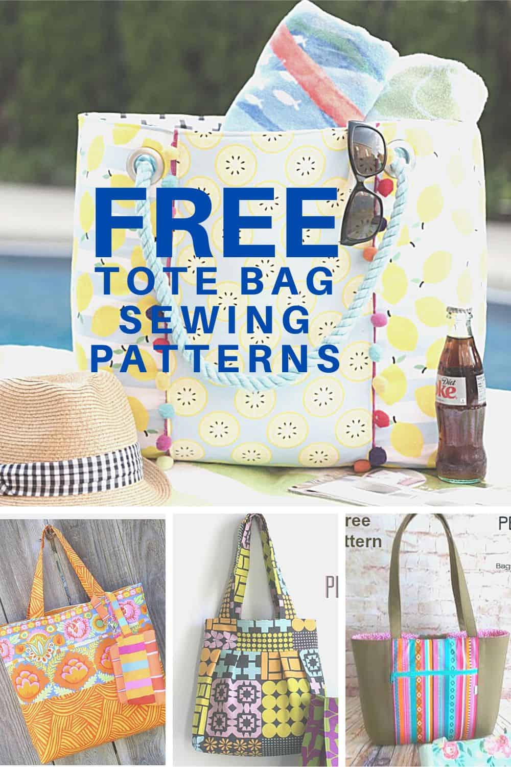 Top 60 best free Tote Bag sewing patterns - Sew Modern Bags