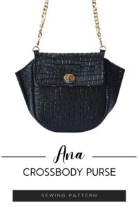 Ana Crossbody Purse sewing pattern - Sew Modern Bags