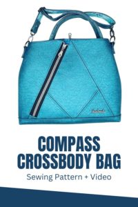 Compass Crossbody Bag sewing pattern + video - Sew Modern Bags