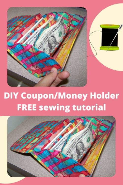 DIY Coupon/Money Holder FREE sewing tutorial - Sew Modern Bags