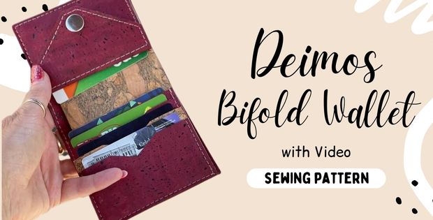 Deimos Bifold Wallet sewing pattern (with video) - Sew Modern Bags