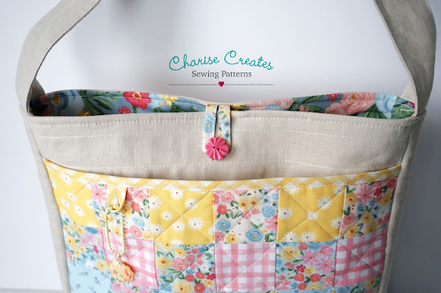 FREE Patchwork Tote Bag sewing pattern - Sew Modern Bags