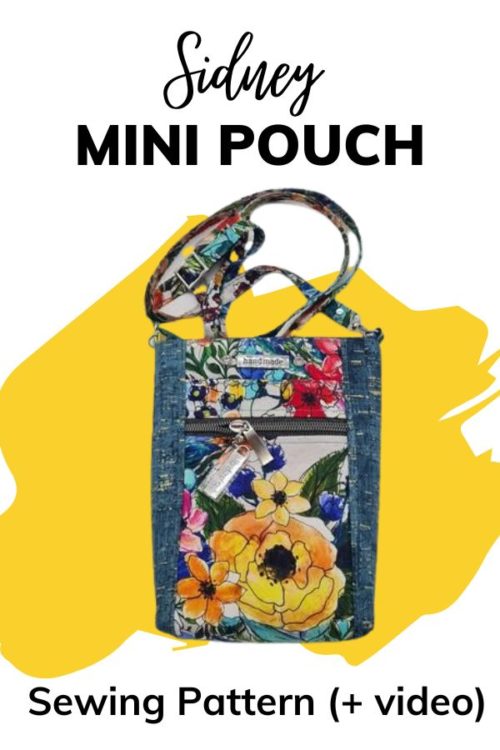 Sidney Mini Pouch sewing pattern (+ video) - Sew Modern Bags
