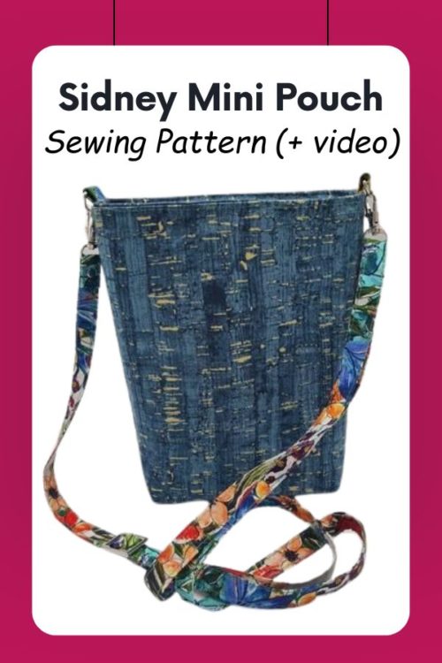 Sidney Mini Pouch sewing pattern (+ video) - Sew Modern Bags