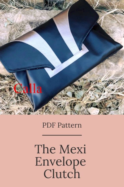 Mexi Envelope Clutch sewing pattern - Sew Modern Bags