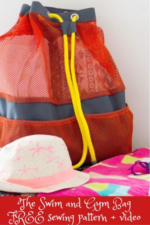 The Swim and Gym Bag FREE sewing pattern - Sew Modern Bags