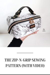 The Zip-N-Grip sewing pattern (with video) - Sew Modern Bags