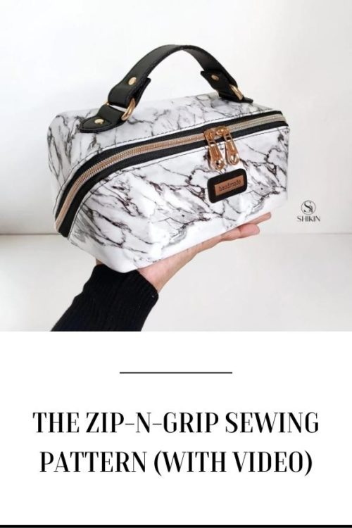 The Zip-N-Grip sewing pattern (with video) - Sew Modern Bags