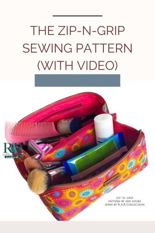 The Zip-N-Grip sewing pattern (with video) - Sew Modern Bags