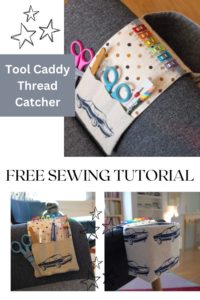 Tool Caddy Thread Catcher FREE sewing tutorial - Sew Modern Bags