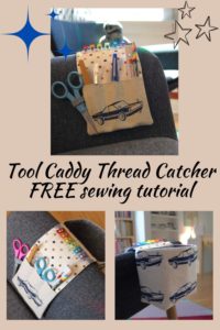 Tool Caddy Thread Catcher FREE sewing tutorial - Sew Modern Bags