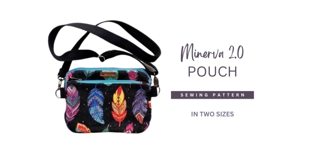 Minerva 2.0 Pouch sewing pattern (2 sizes) - Sew Modern Bags