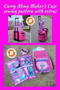 Carry Along Maker's Case sewing pattern with extras - Sew Modern Bags