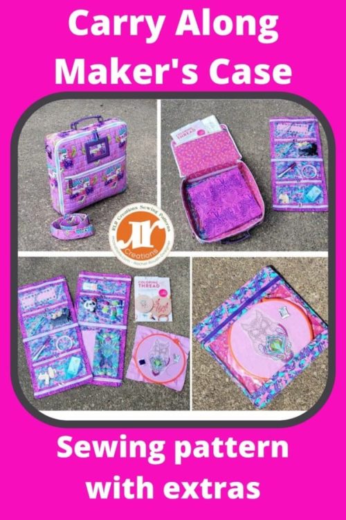 Carry Along Maker's Case sewing pattern with extras - Sew Modern Bags