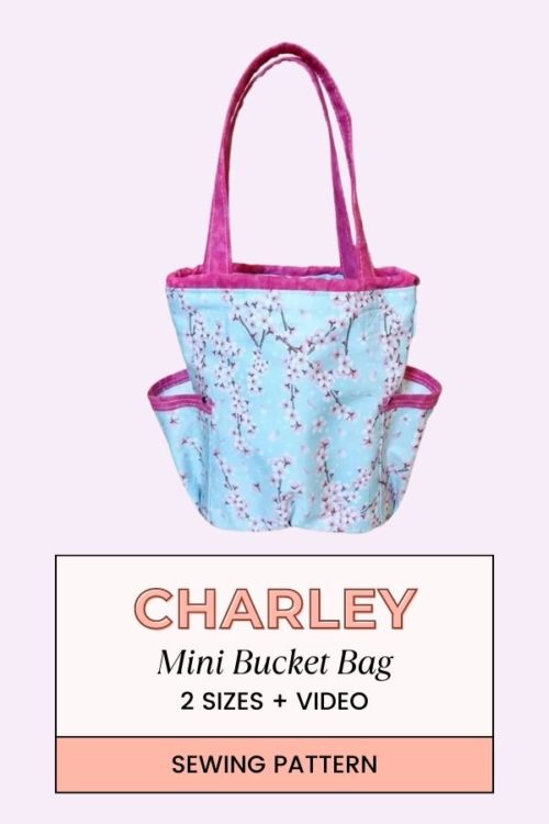 Charley Slouchy Bucket Bag (2 sizes) + video - Sew Modern Bags