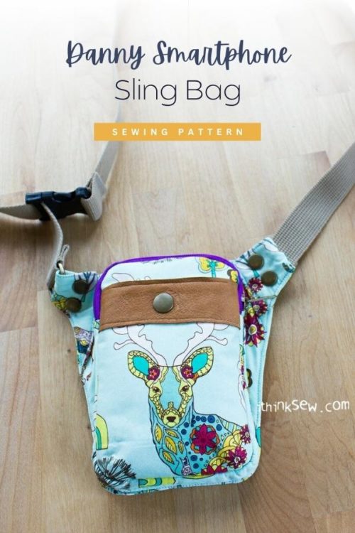 Danny Smartphone Sling Bag sewing pattern - Sew Modern Bags