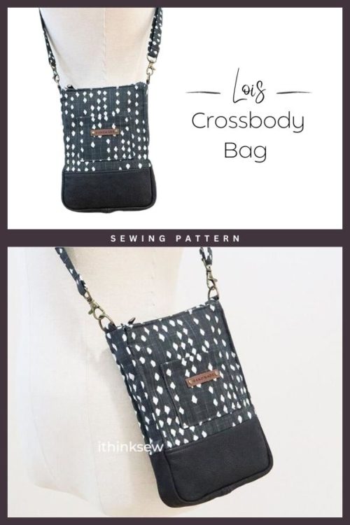 Lois Crossbody Bag sewing pattern - Sew Modern Bags