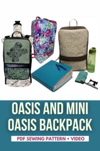 Oasis and Mini Oasis Backpack sewing pattern + video - Sew Modern Bags