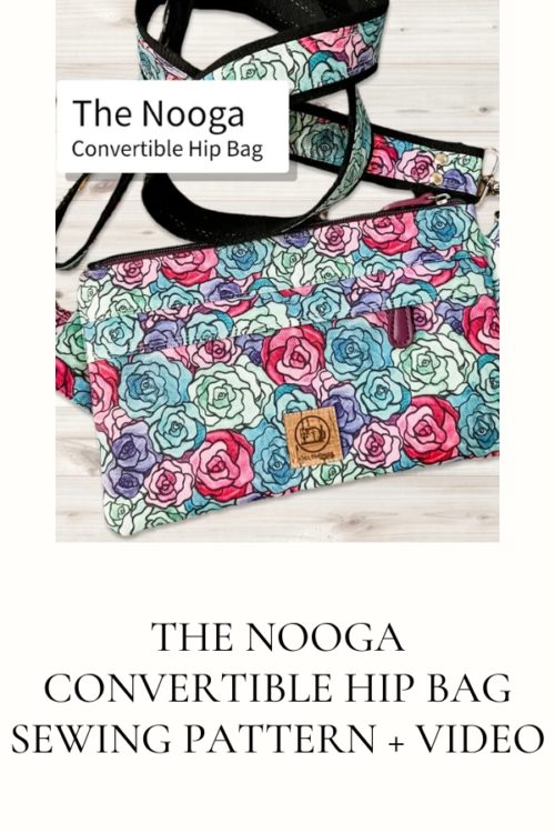 The Nooga Convertible Hip Bag sewing pattern + video - Sew Modern Bags