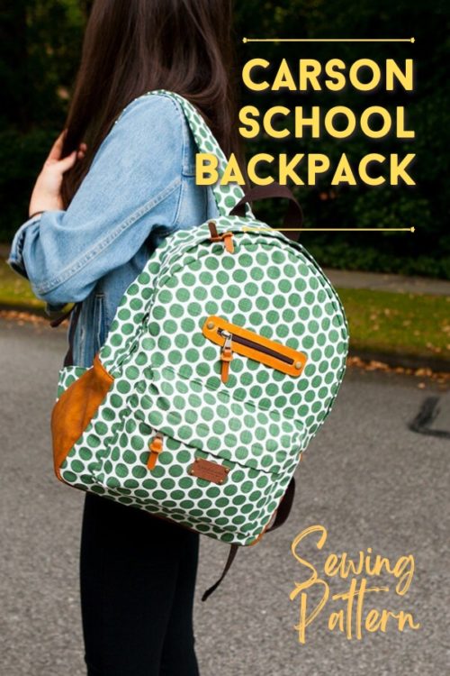 Carson School Backpack sewing pattern - Sew Modern Bags
