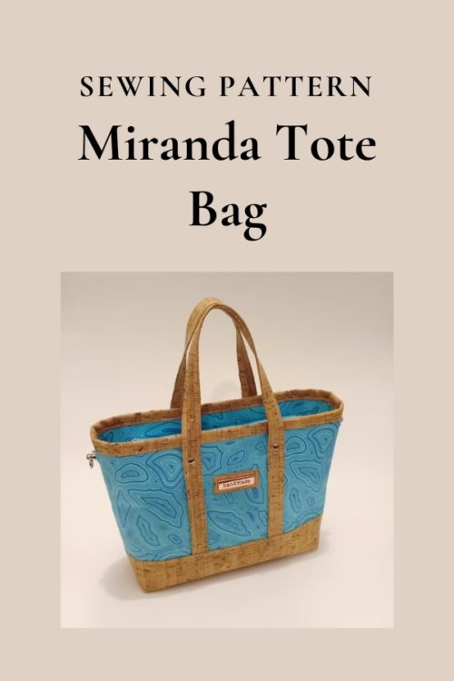 Miranda Tote Bag sewing pattern (2 sizes) - Sew Modern Bags