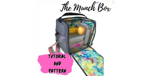 The Munch Box sewing pattern + video - Sew Modern Bags
