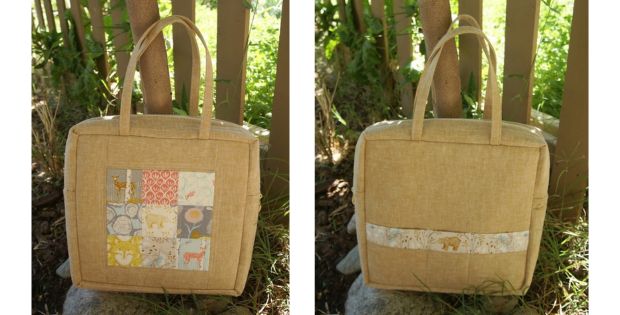 Timber Mosaic Bag FREE sewing tutorial - Sew Modern Bags