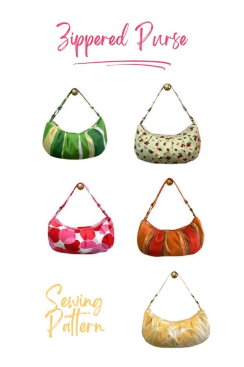 Zippered Purse sewing pattern - Sew Modern Bags
