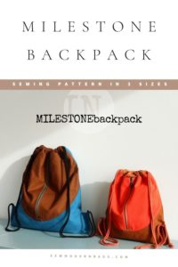 Milestone Backpack sewing pattern (3 sizes) - Sew Modern Bags